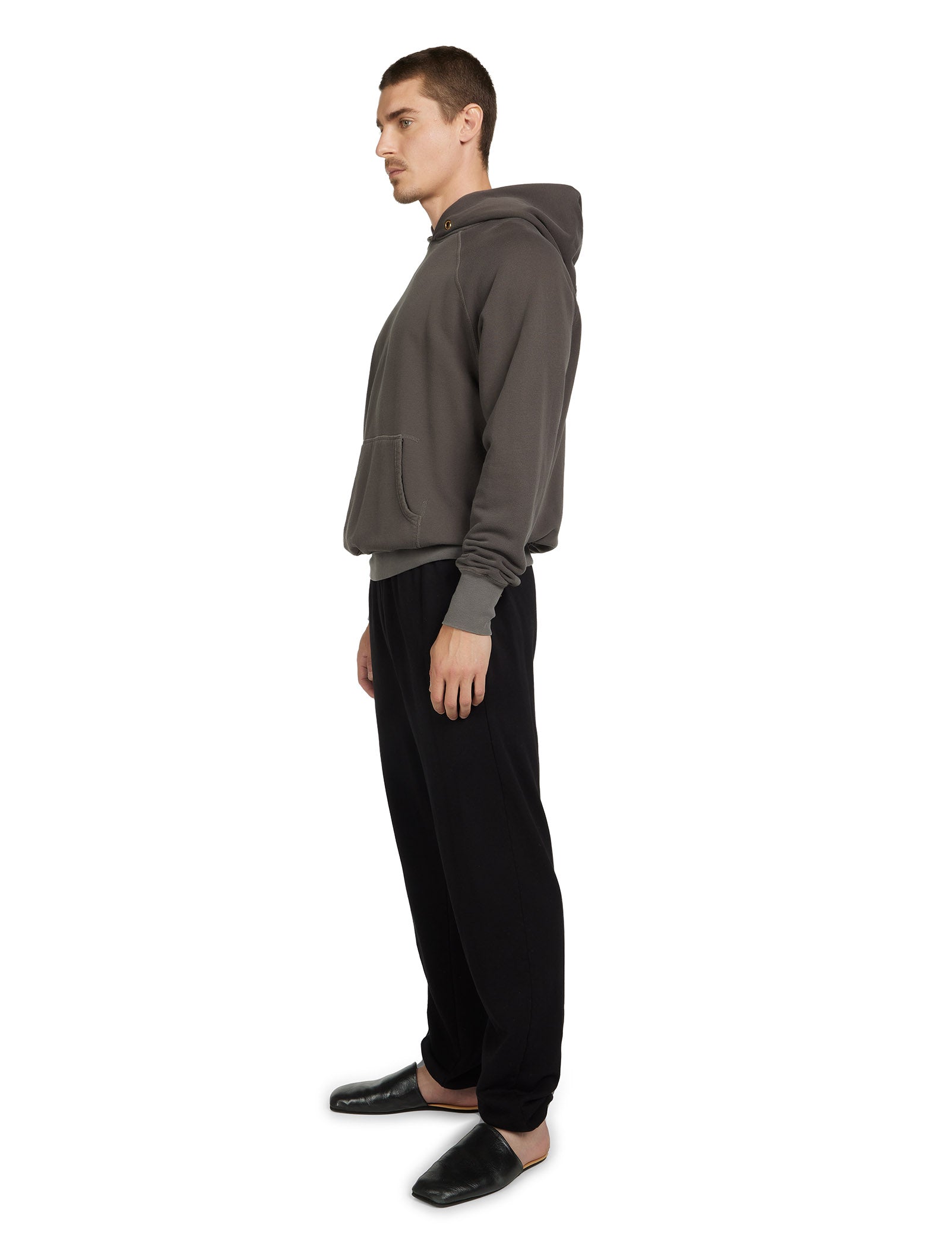 FOR HIM | French Terry Classic Raglan Hoodie - Vintage Black – L E S T ...